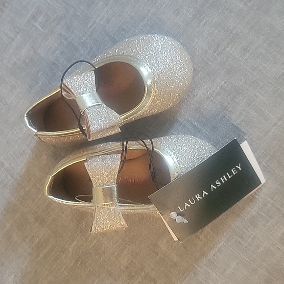 Laura Ashley | Shoes | Laura Ashley Gold Shoes | Poshmark